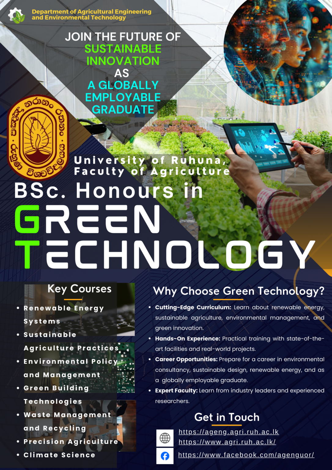 Department of Agricultural Engineering and Environmental Technology ...